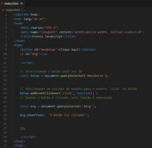 Eventos em JavaScript: Tudo o Que Você Precisa Saber! – Desvendando o ...