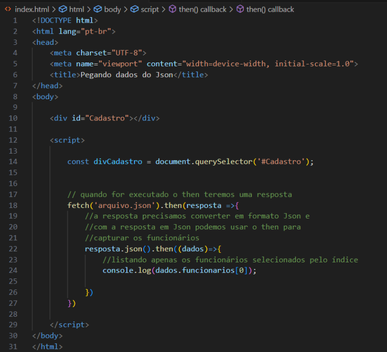Como Usar JavaScript para Pegar Dados de um Arquivo JSON – Desvendando o Código